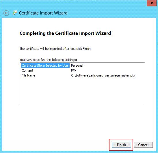 Installing certificates