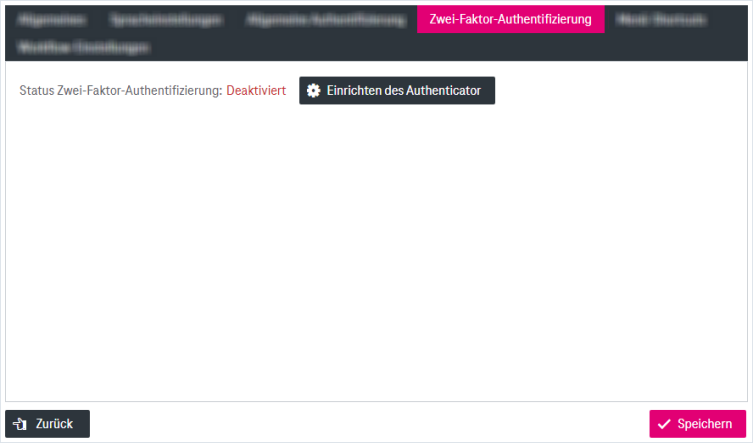 Zwei-Faktor-Authentifizierung
