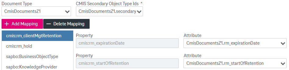Creation of a CMIS repository