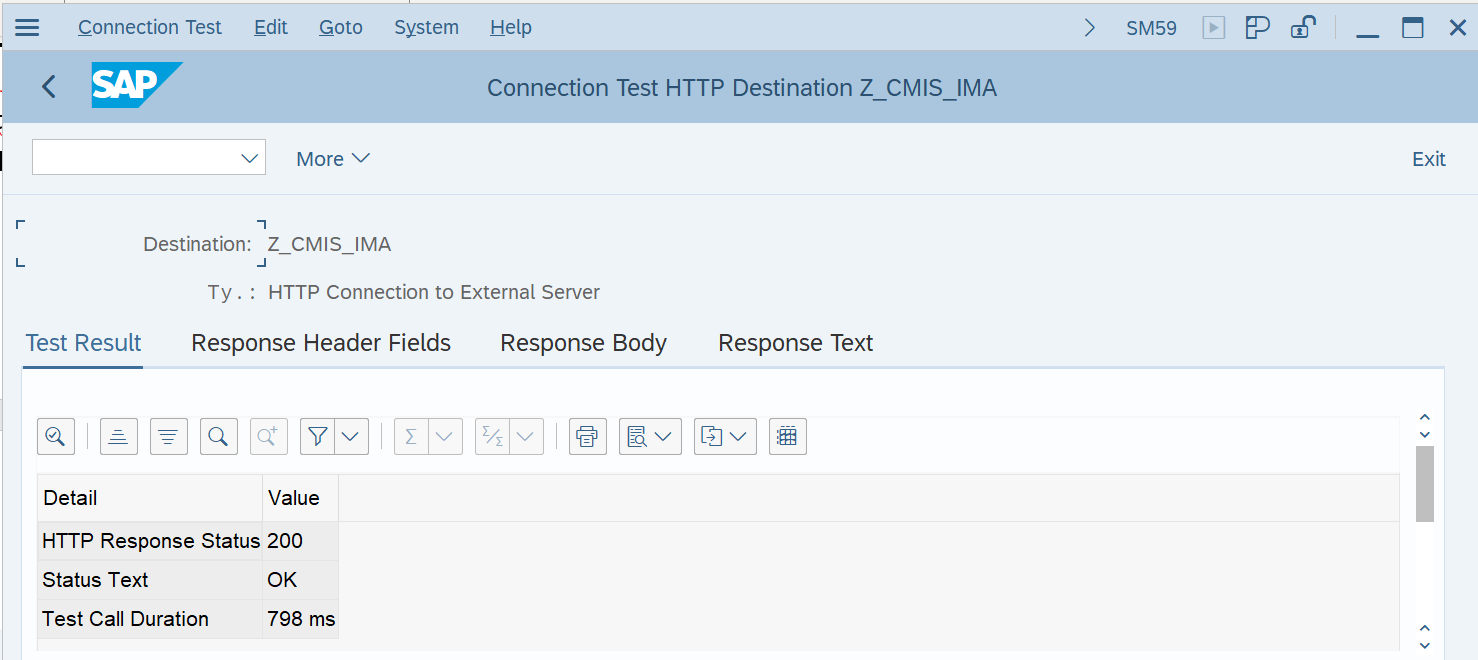 Create an RFC connection
